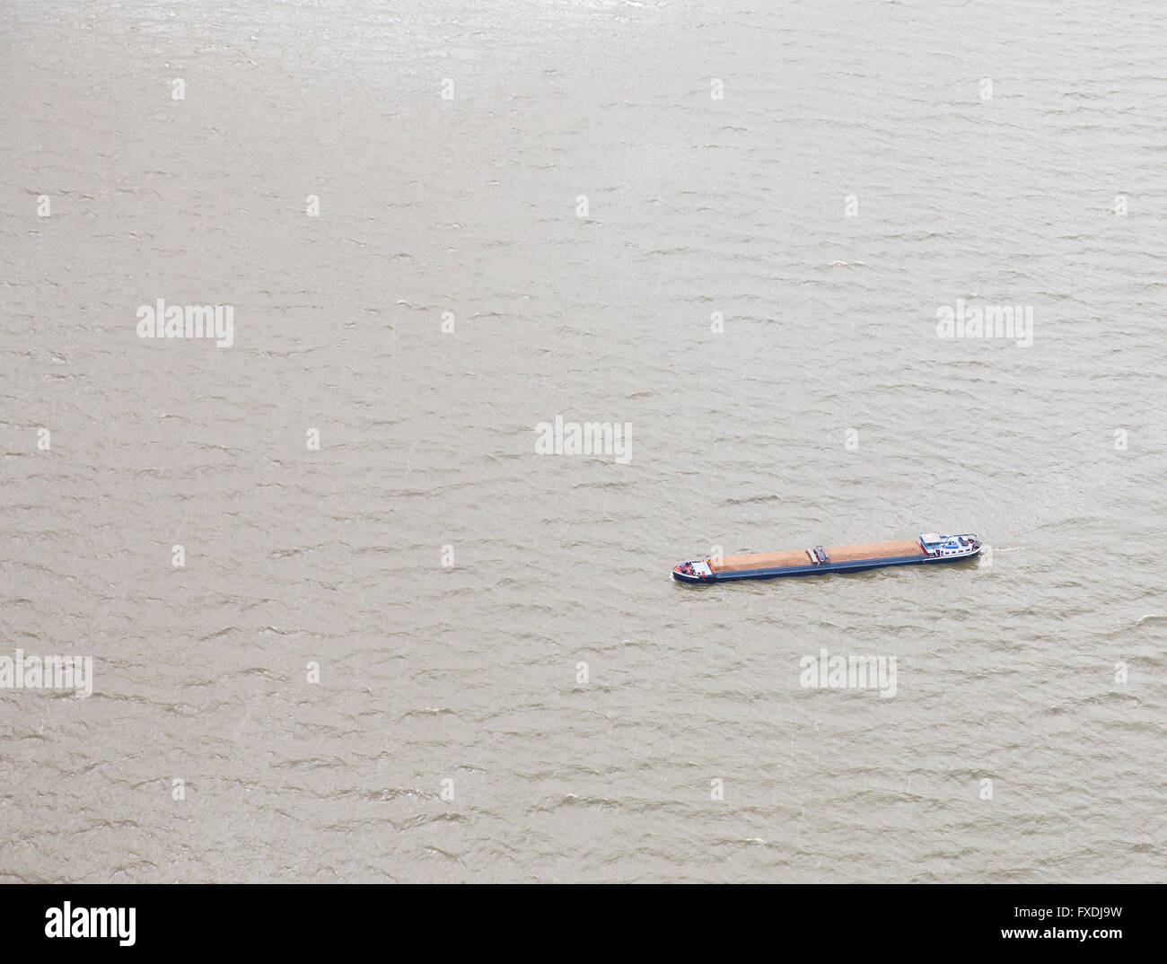 Aerial view above cargo ship hi-res stock photography and images - Alamy