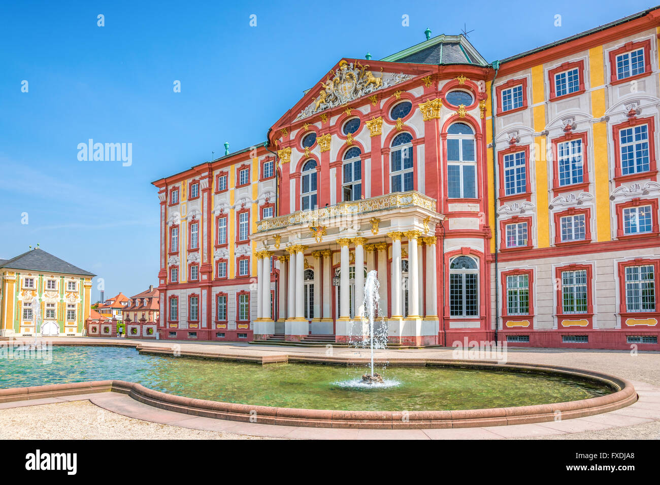 Bruchsal, Castle, Palace, Germany Stock Photo - Alamy