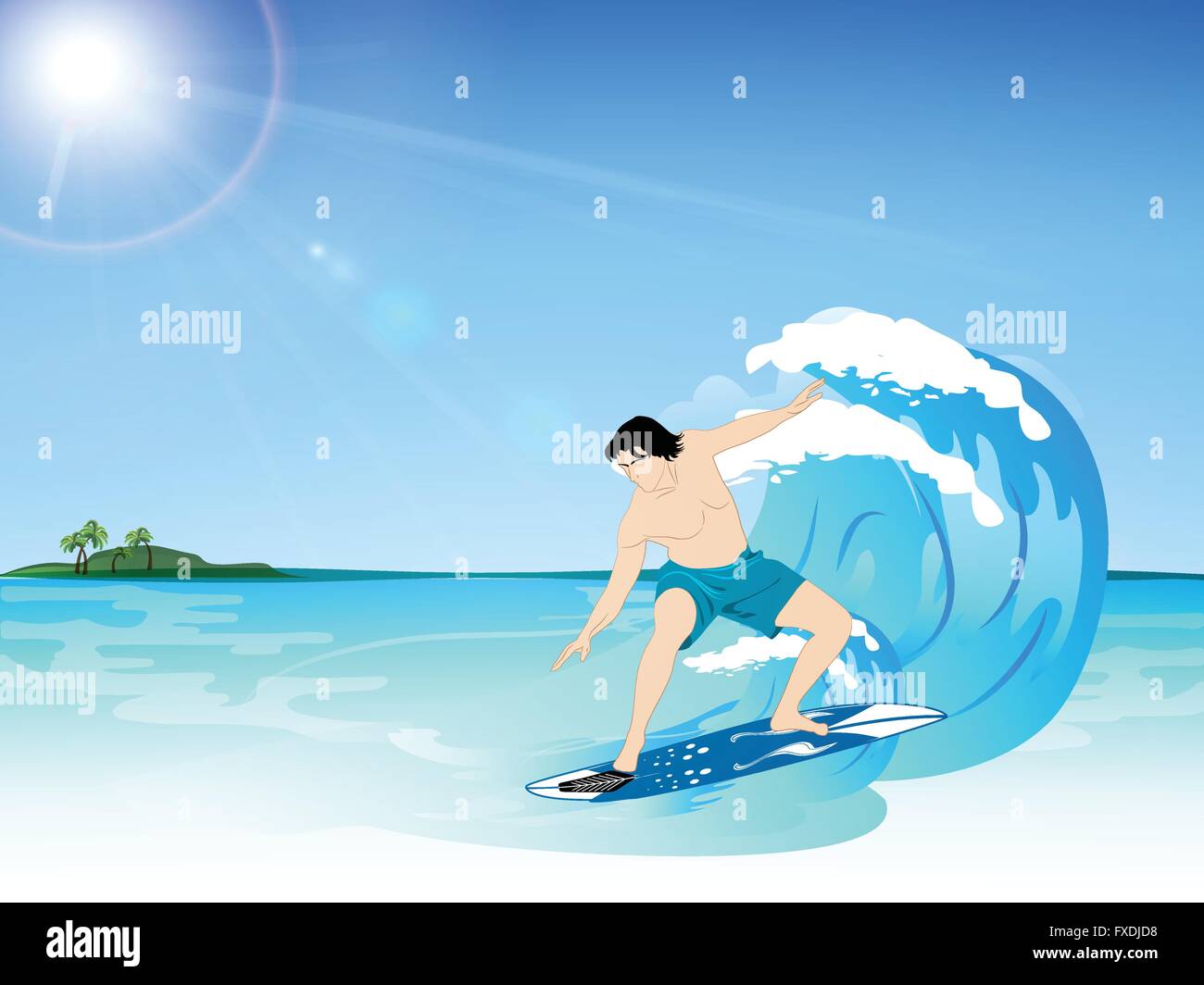 Vector Vectorsummer Stock Vector Images Alamy