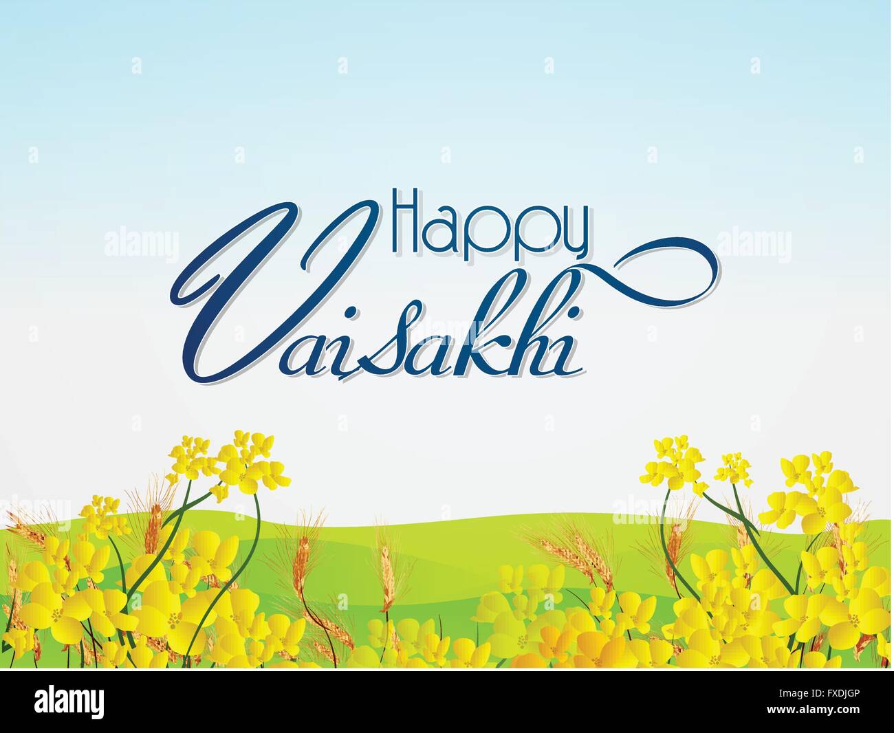 Illustration vaisakhi baisakhi festival hi-res stock photography and ...