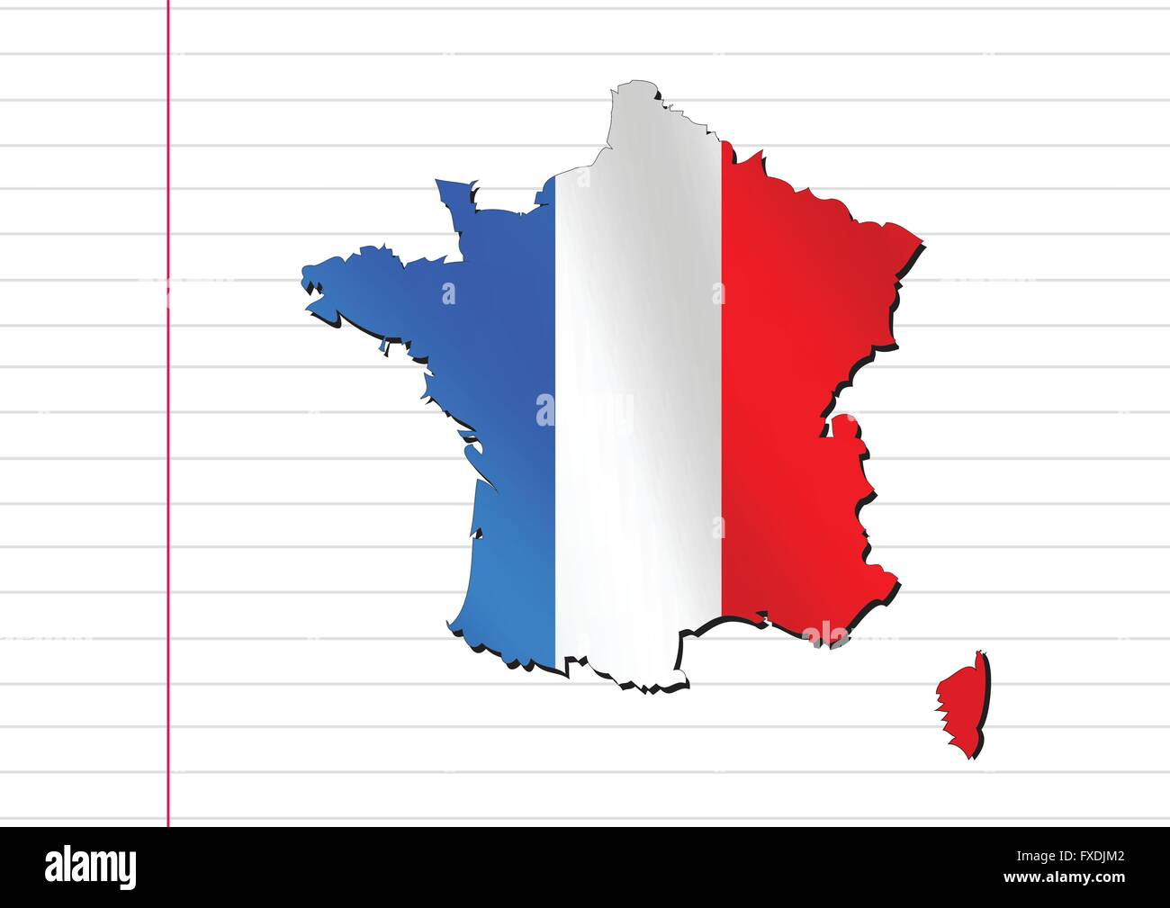 Map france language Cut Out Stock Images & Pictures - Alamy