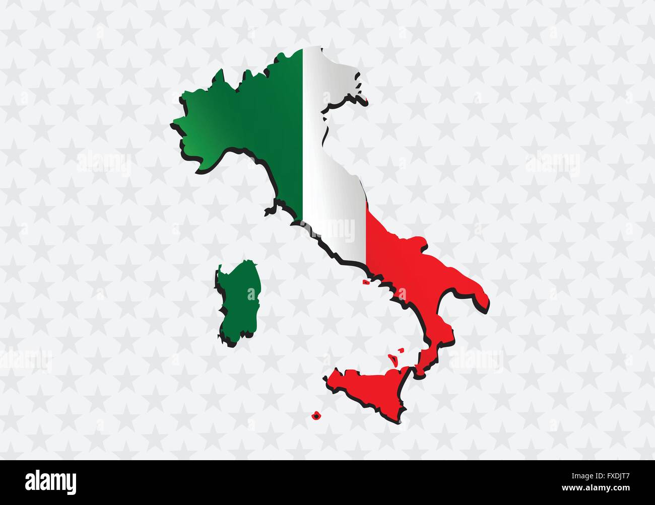 italy map and flag idea design Stock Vector Image & Art - Alamy