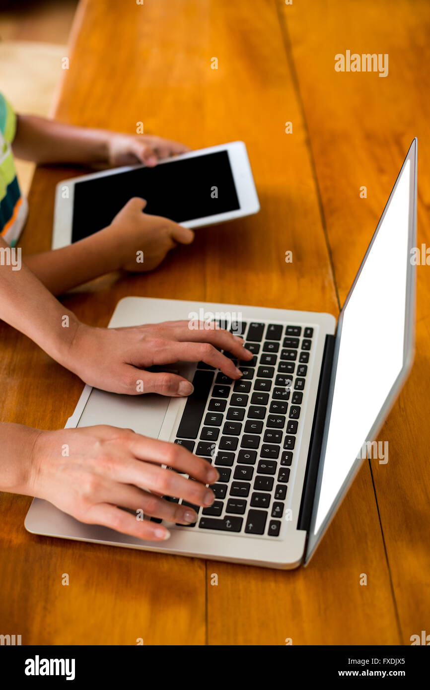 Child tablet table hi-res stock photography and images - Alamy