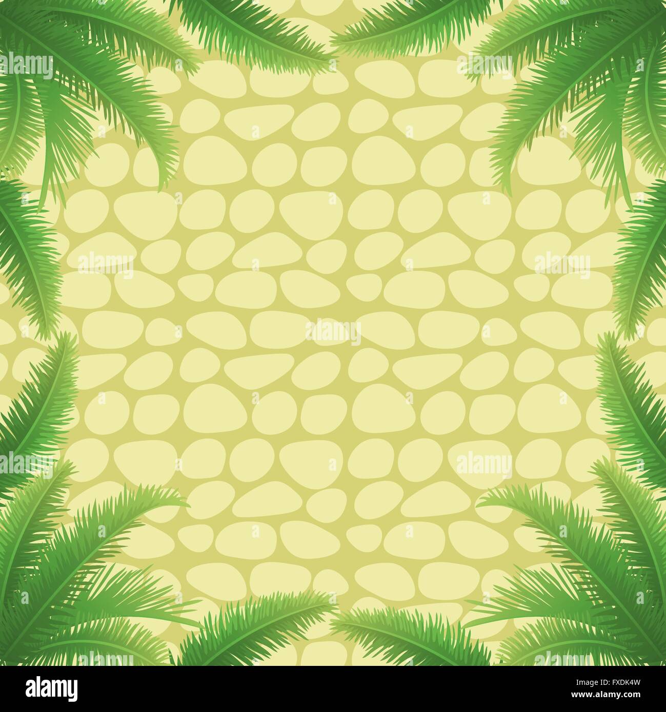 Foliage on stone Stock Vector Images - Alamy