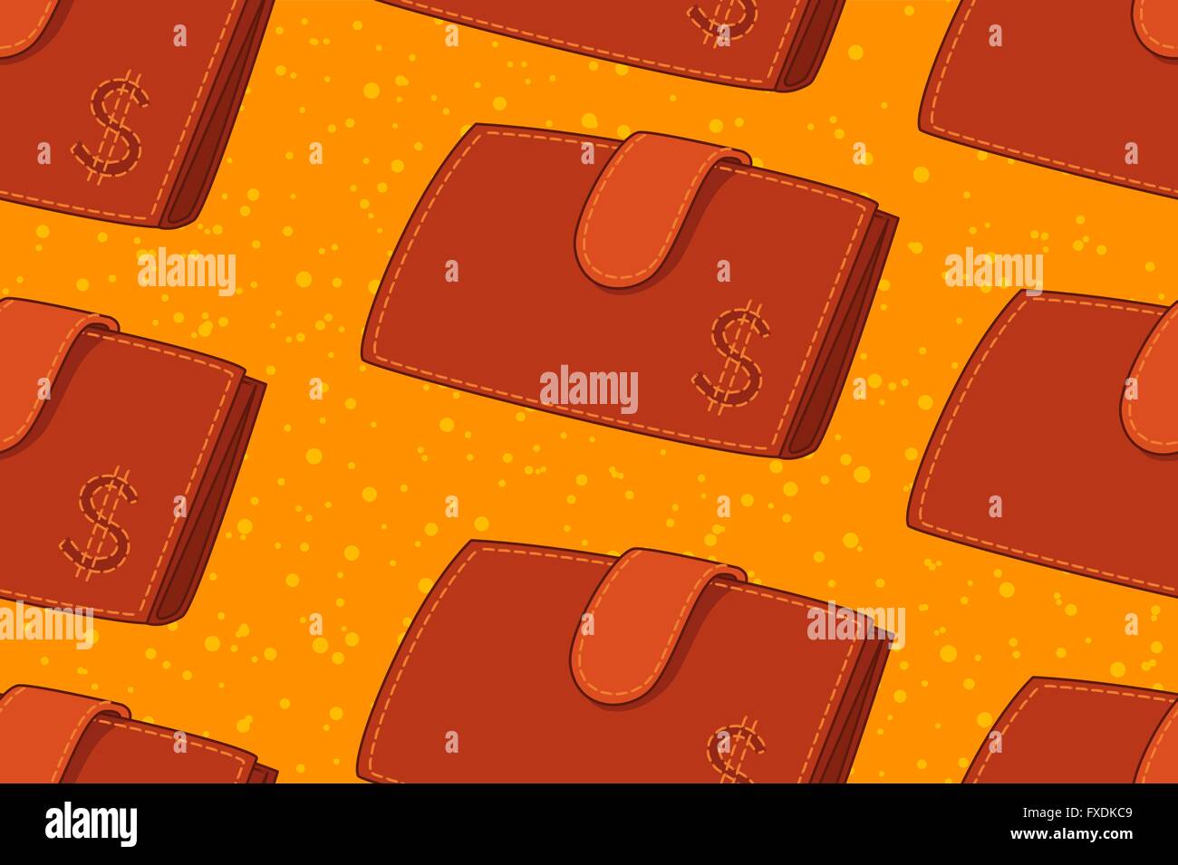 Seamless Pattern with Wallet Stock Vector Image & Art - Alamy