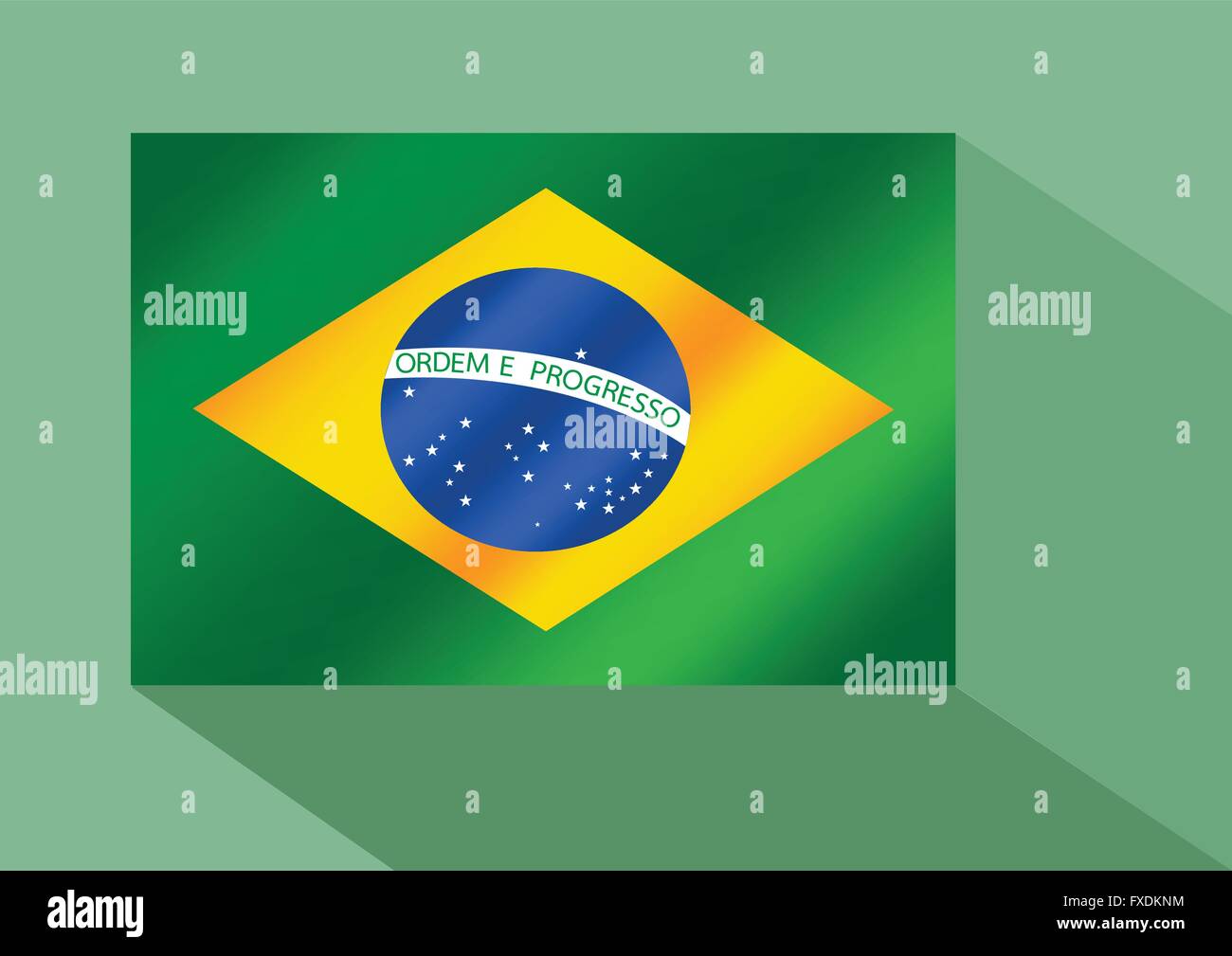 Brazil flag theme idea design hi-res stock photography and images - Alamy