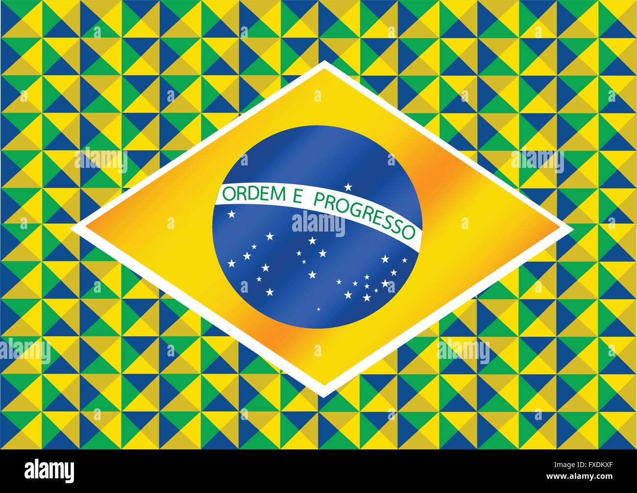 Abstract background Brazil flag concept idea design Stock Vector Image ...