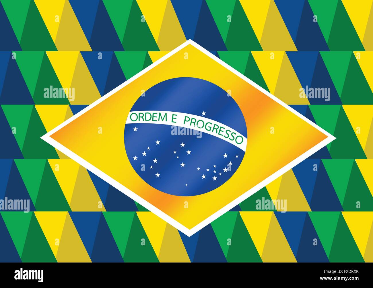 Abstract background Brazil flag concept idea design Stock Vector Image ...