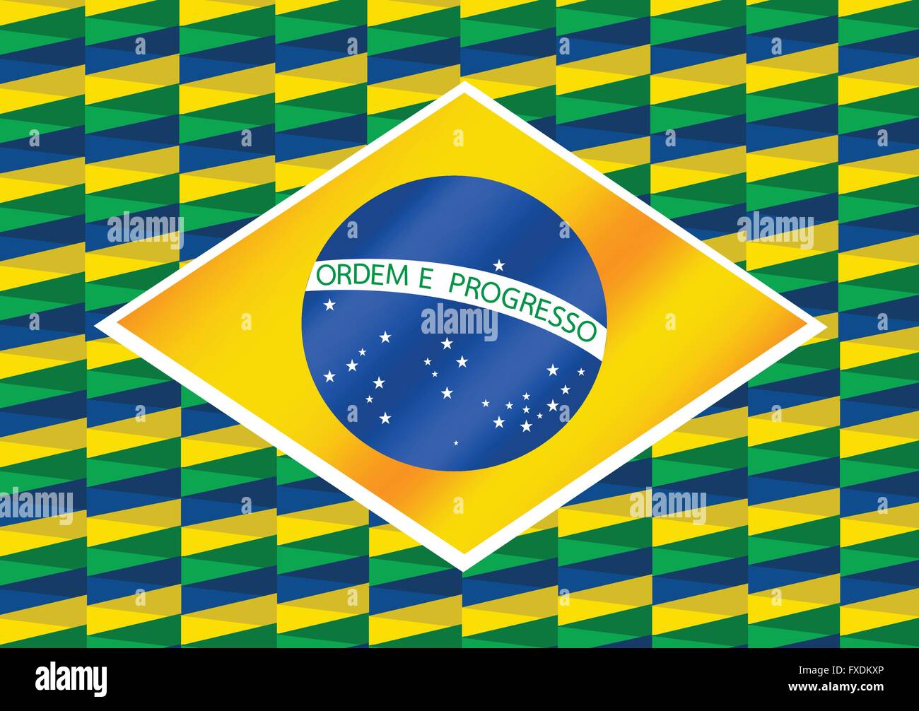 Abstract background Brazil flag concept idea design Stock Vector Image ...