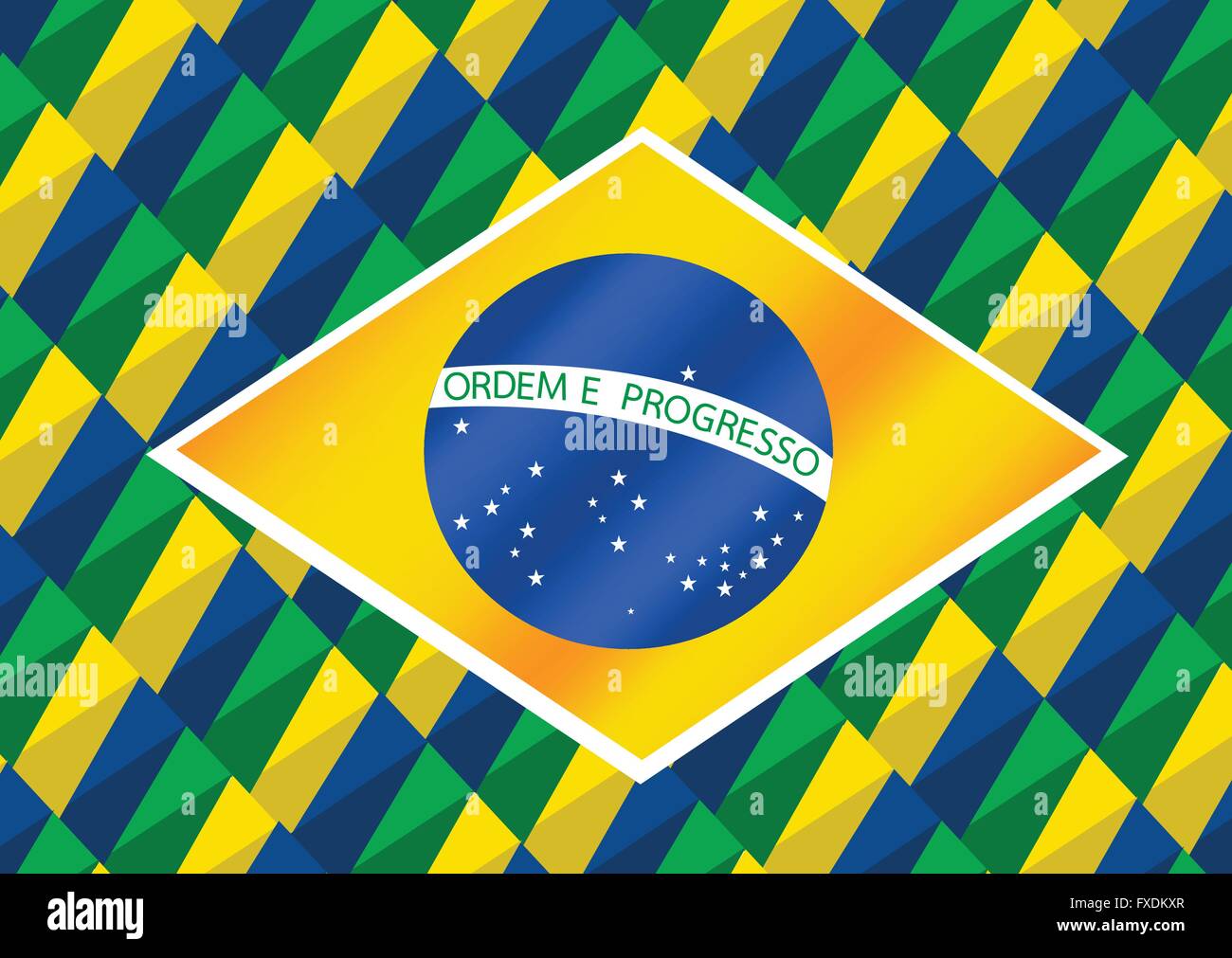 Abstract background Brazil flag concept idea design Stock Vector Image ...