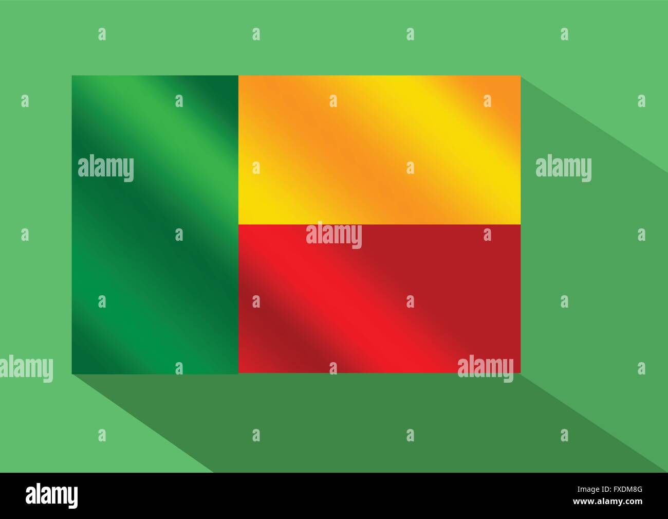 Benin flag themes idea design Stock Vector Image & Art - Alamy