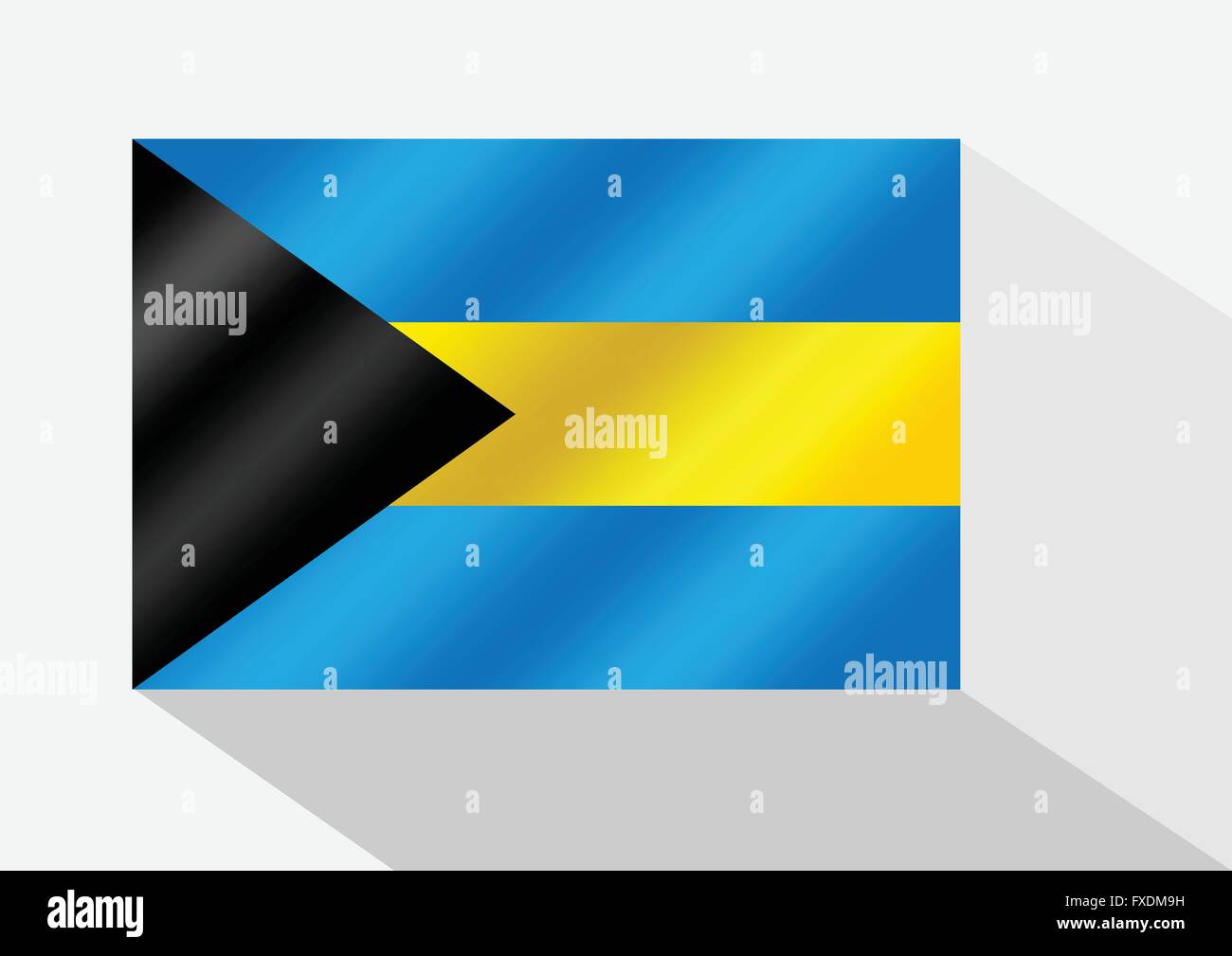 National flag of the Bahamas themes idea design Stock Vector Image ...