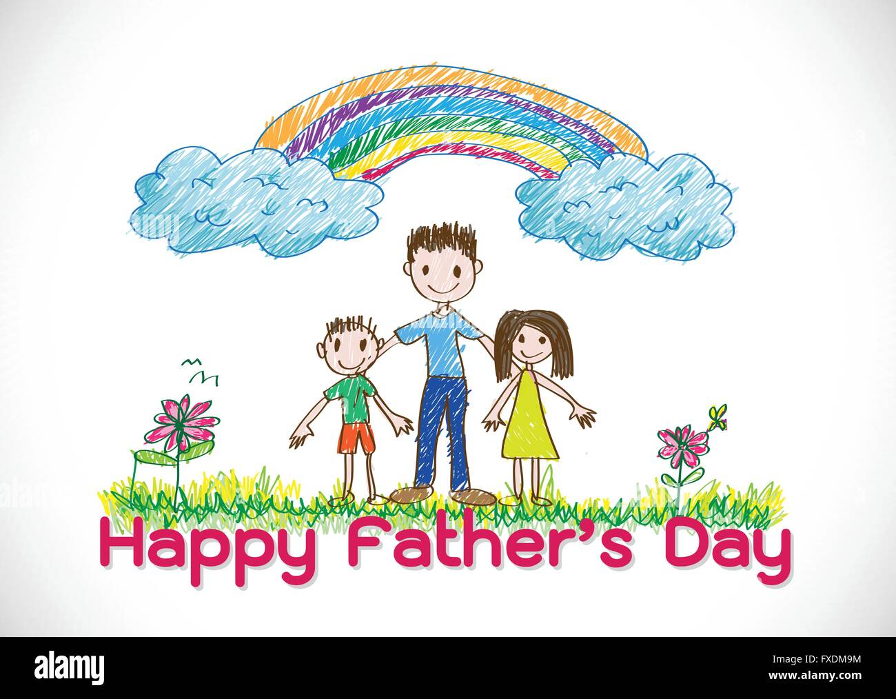 Love dad hug Stock Vector Images - Alamy