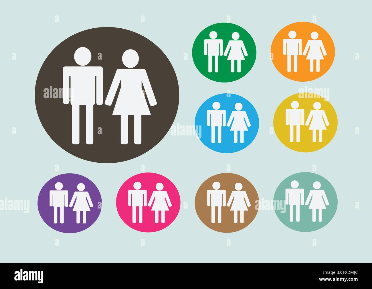 Pictograms people Man Icon Sign Symbol Pictogram Stock Vector Image ...