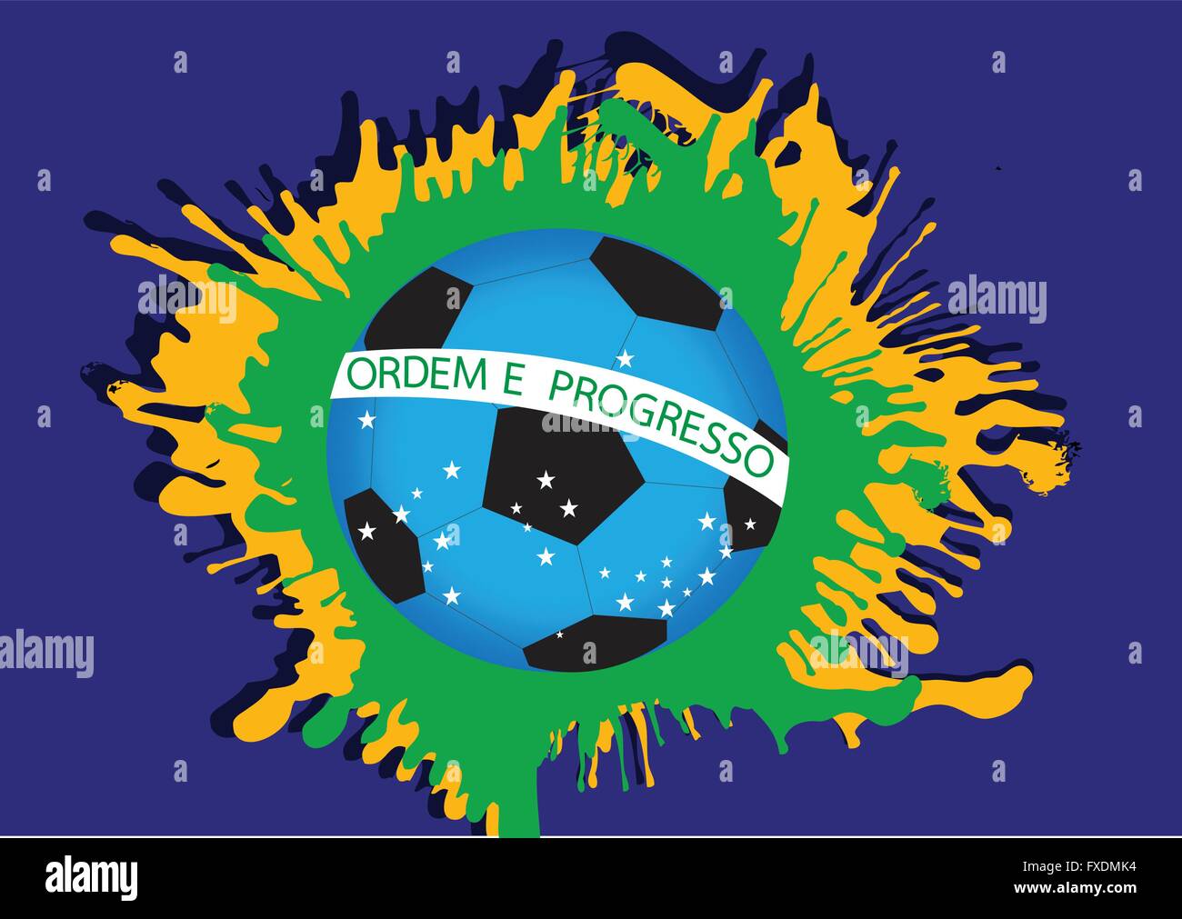 illustration Abstract background football , soccer form watercolor in ...