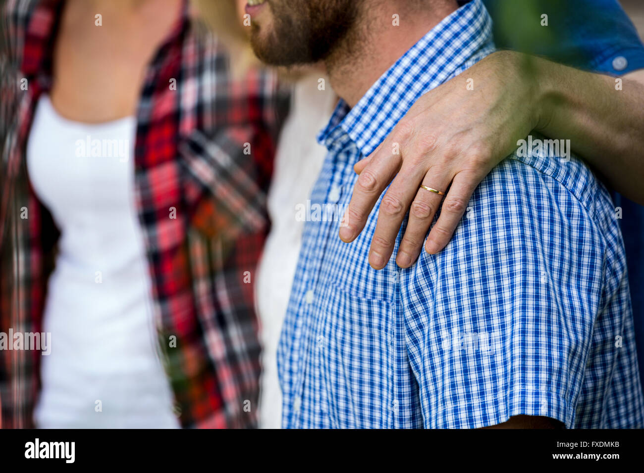 Family arms hi-res stock photography and images - Alamy