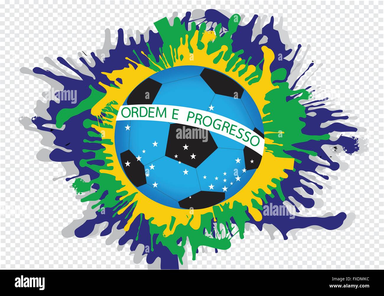 illustration Abstract background football , soccer form watercolor in ...