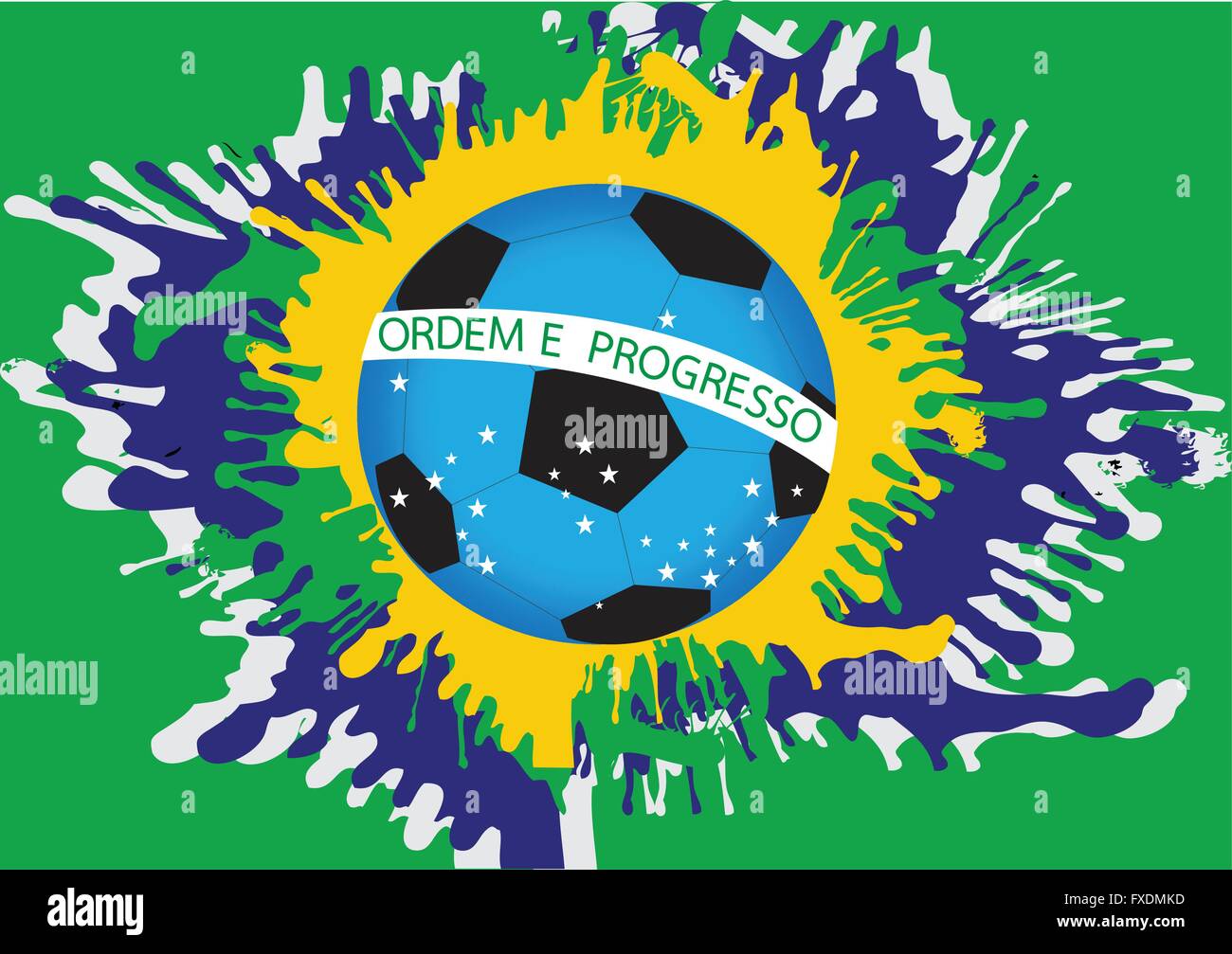 illustration Abstract background football , soccer form watercolor in ...