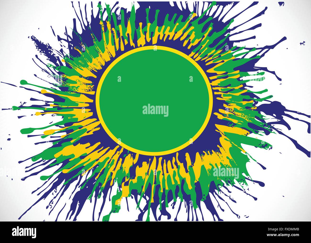 illustration Abstract background form watercolor in brazil color themes ...