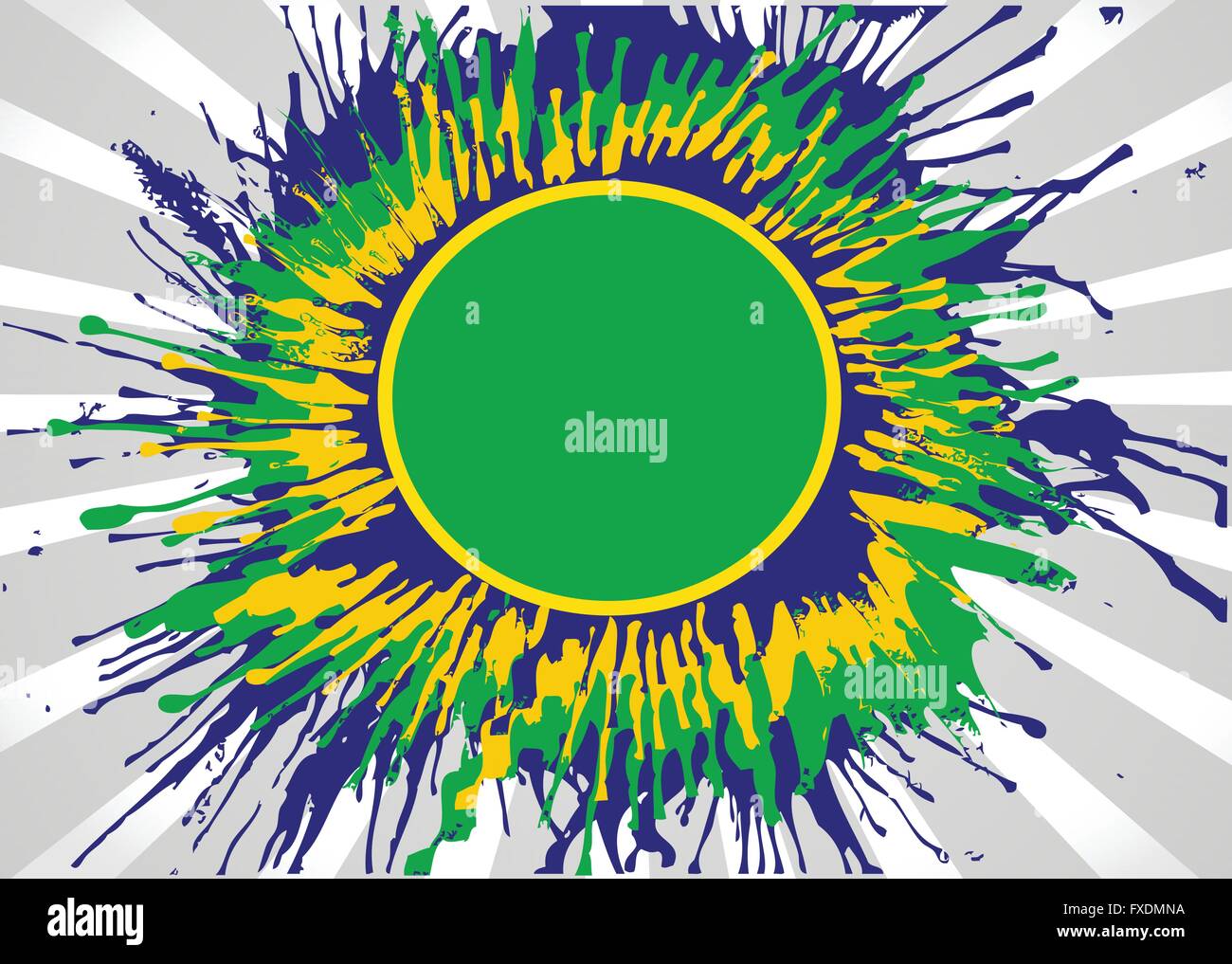 illustration Abstract background form watercolor in brazil color themes ...