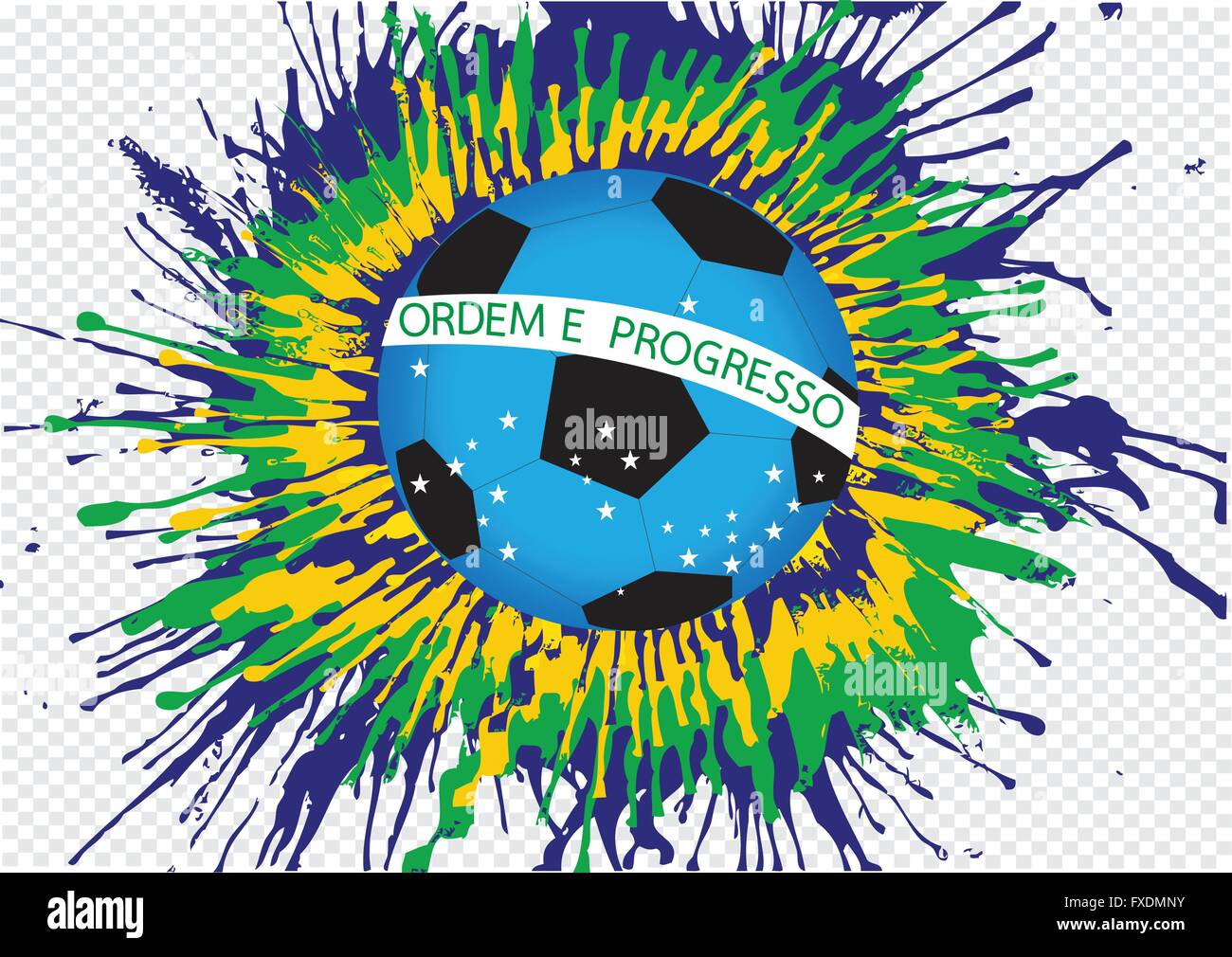 illustration Abstract background football , soccer form watercolor in ...