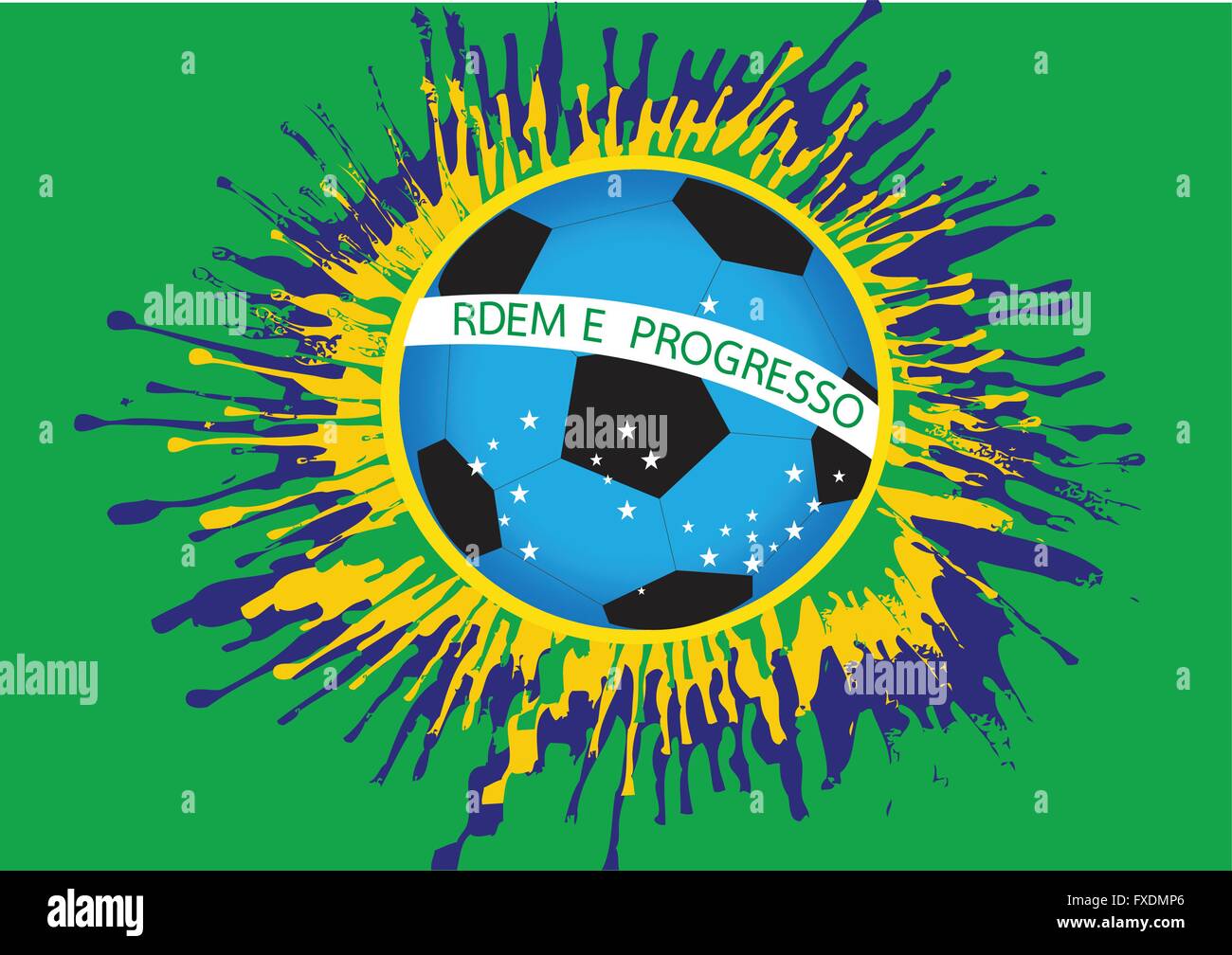 illustration Abstract background football , soccer form watercolor in ...