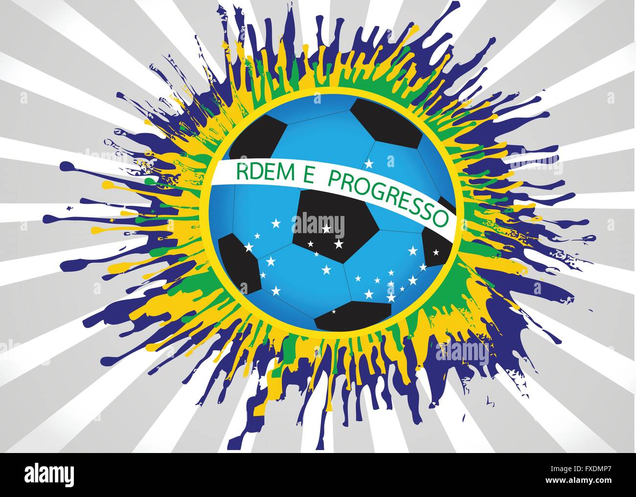 illustration Abstract background football , soccer form watercolor in ...