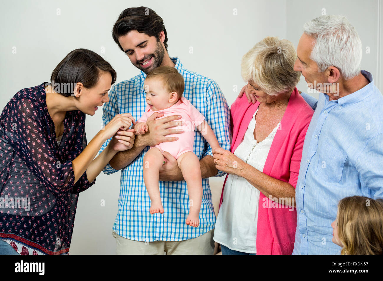 Granny with baby hi-res stock photography and images - Alamy