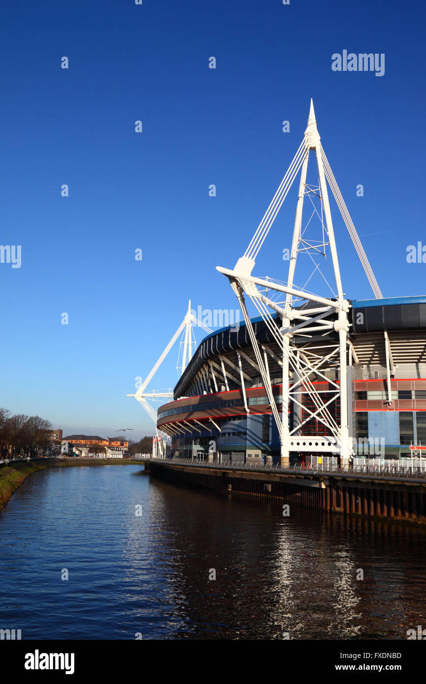 Cardiff stadium wales exterior hi-res stock photography and images - Alamy