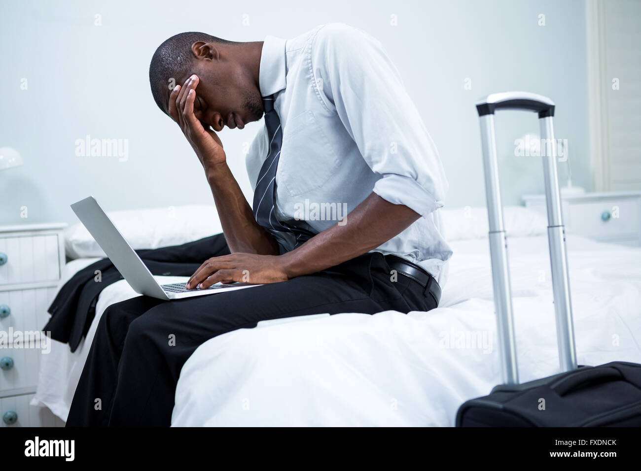 Tensed Young Man High Resolution Stock Photography and Images - Alamy