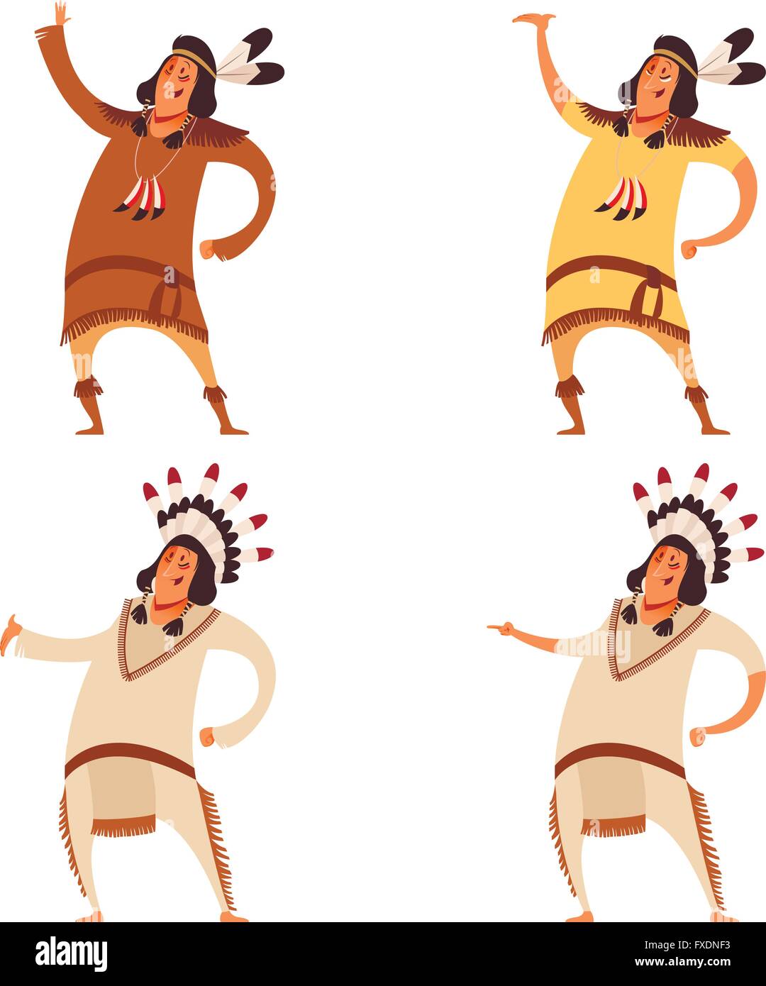 Cartoon indians hi-res stock photography and images - Alamy