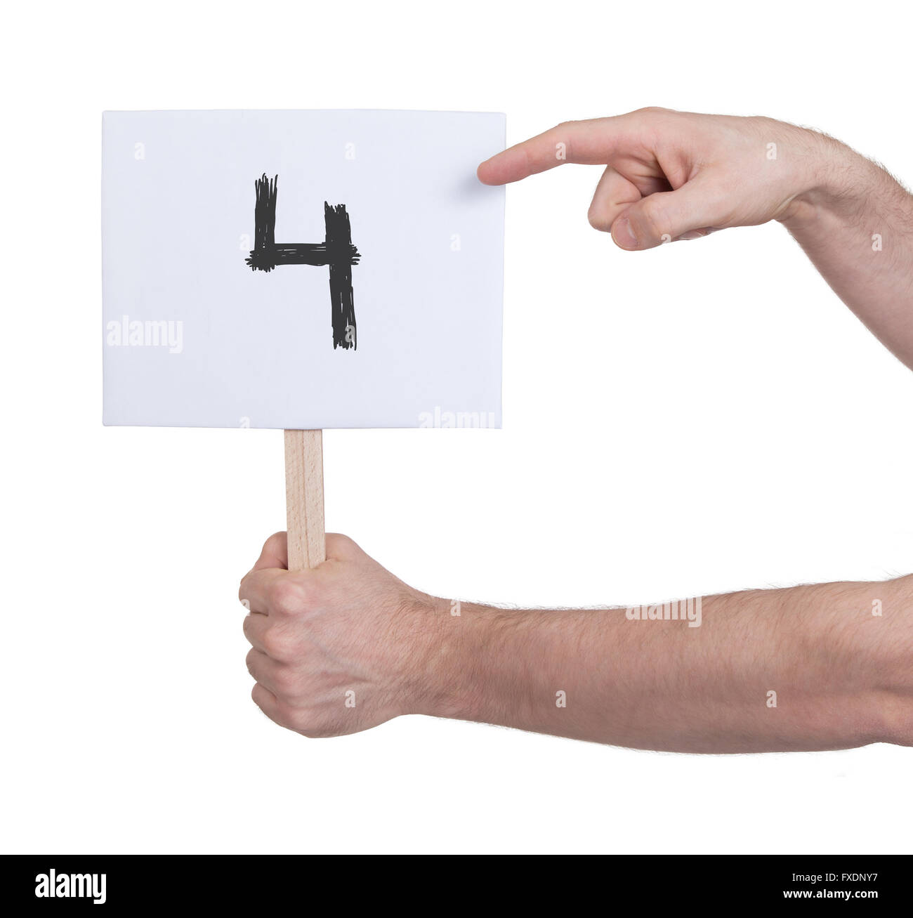 Number 4 sign hi-res stock photography and images - Alamy