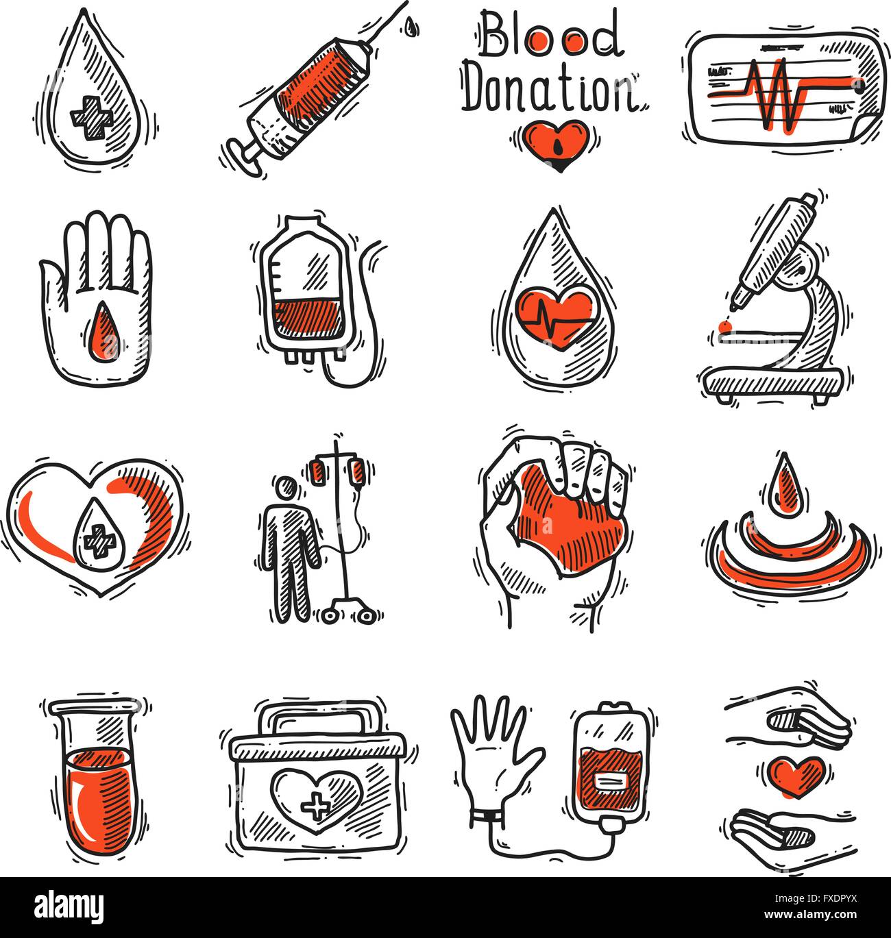 Donor Icon Set Stock Vector Image & Art - Alamy