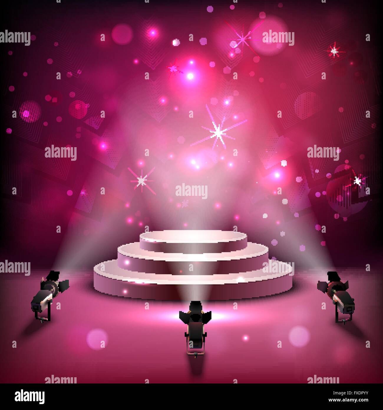 Spotlight Scene Background Stock Vector Image & Art - Alamy