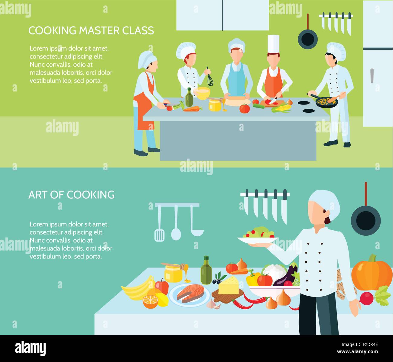 Food culinary art kitchen Stock Vector Images - Alamy