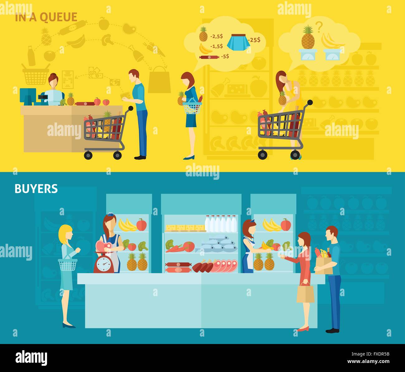 Purchase buyer Stock Vector Images - Alamy