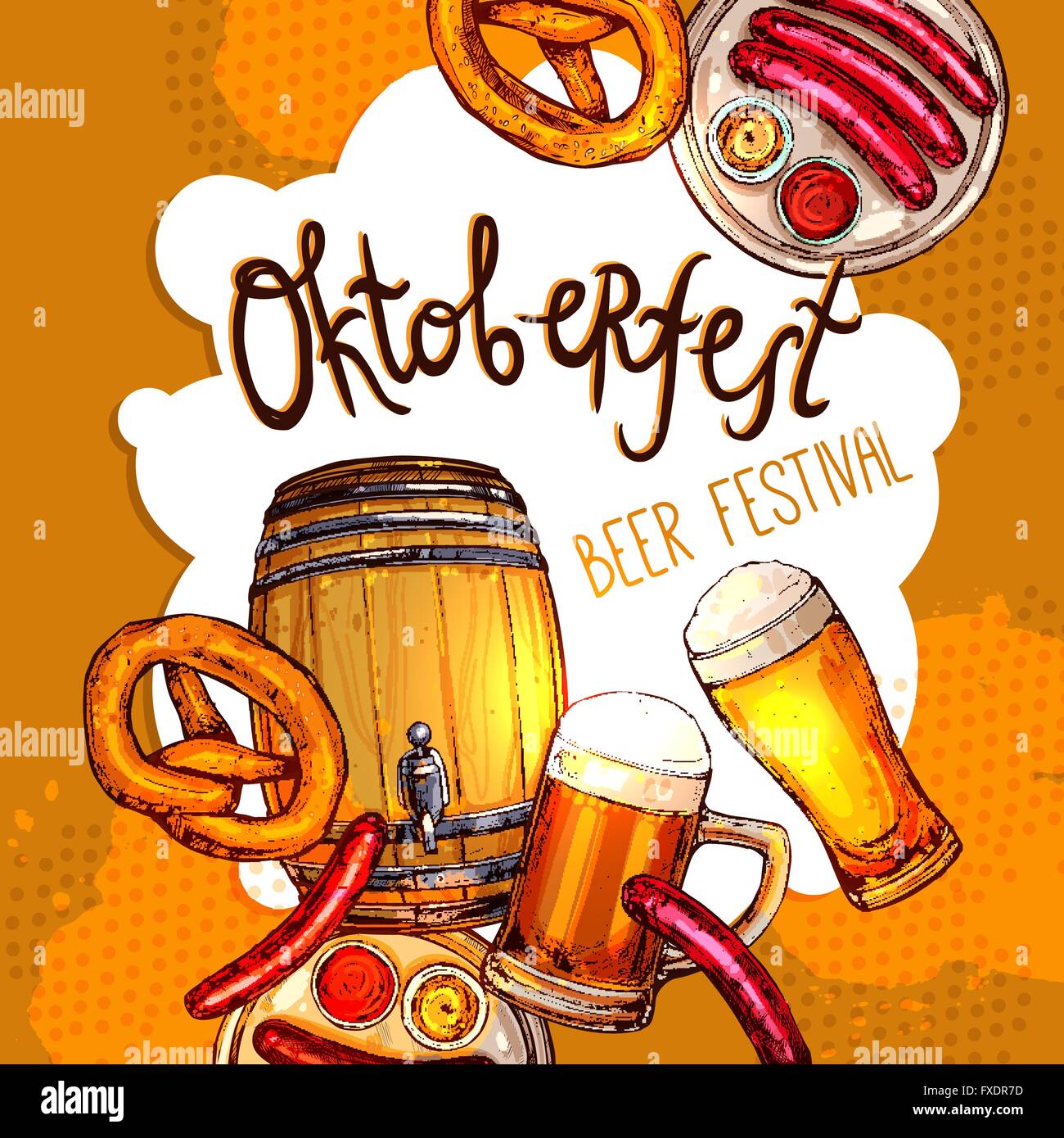 Oktoberfest Festival Poster Stock Vector Image & Art - Alamy