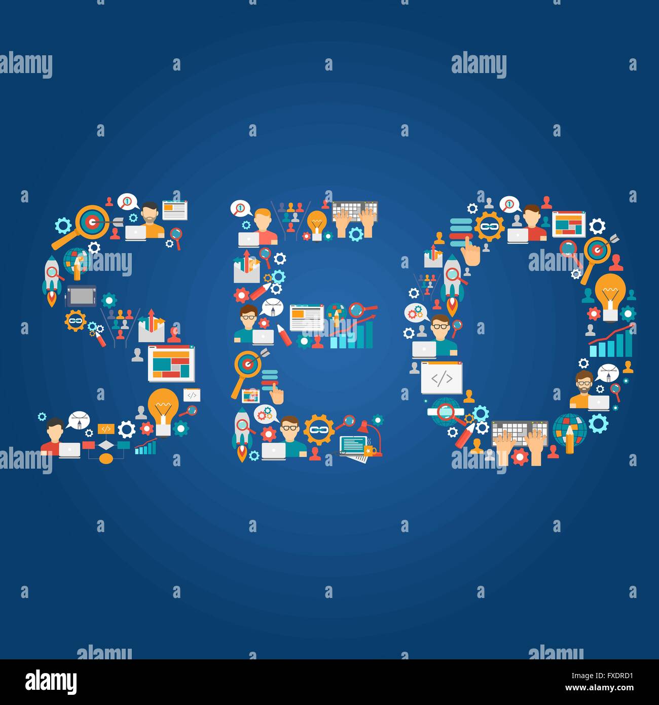 Web Concept Illustration Stock Vector Image & Art - Alamy