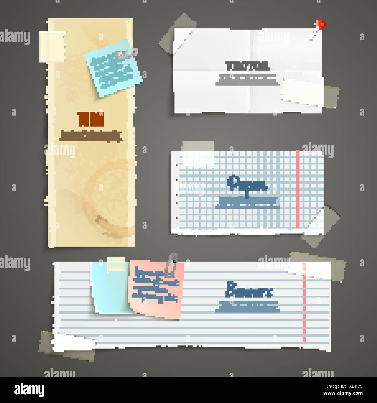 Torn Paper Banner Set Stock Vector Image & Art - Alamy