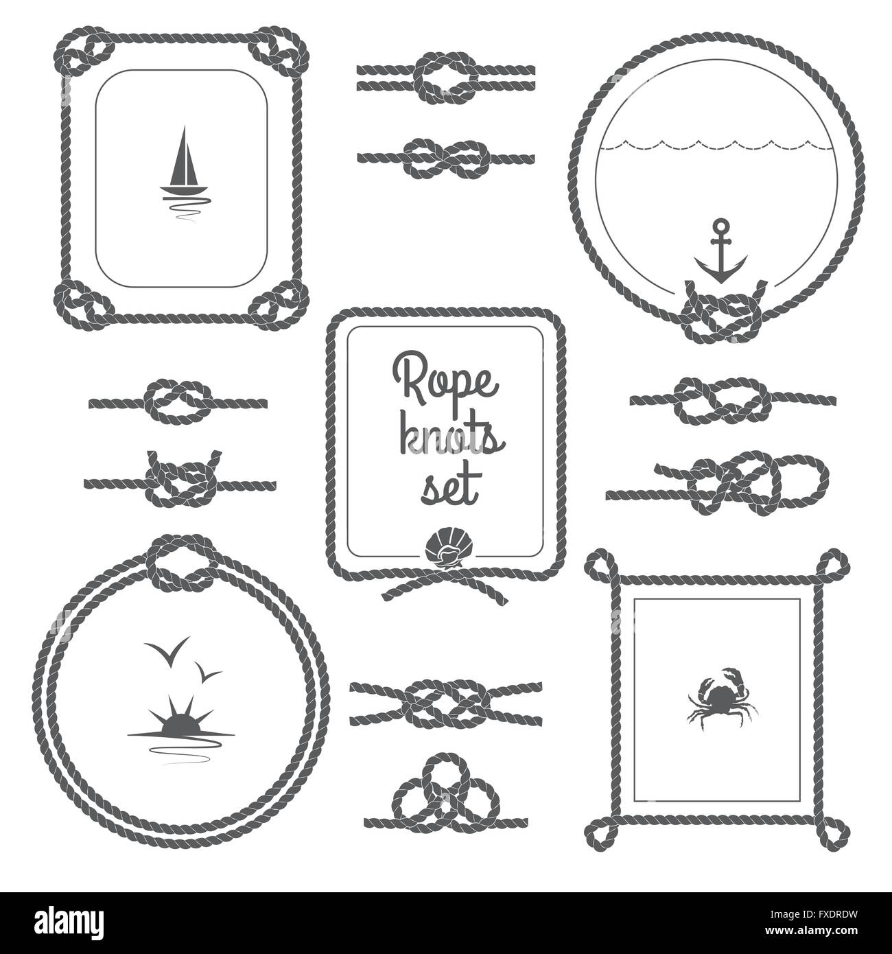 Tied to anchor Stock Vector Images - Alamy