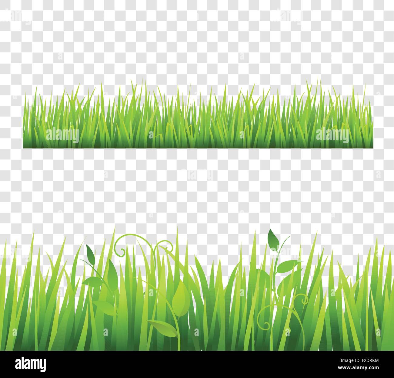Grass Border Tileable Transparent Stock Vector Image & Art - Alamy