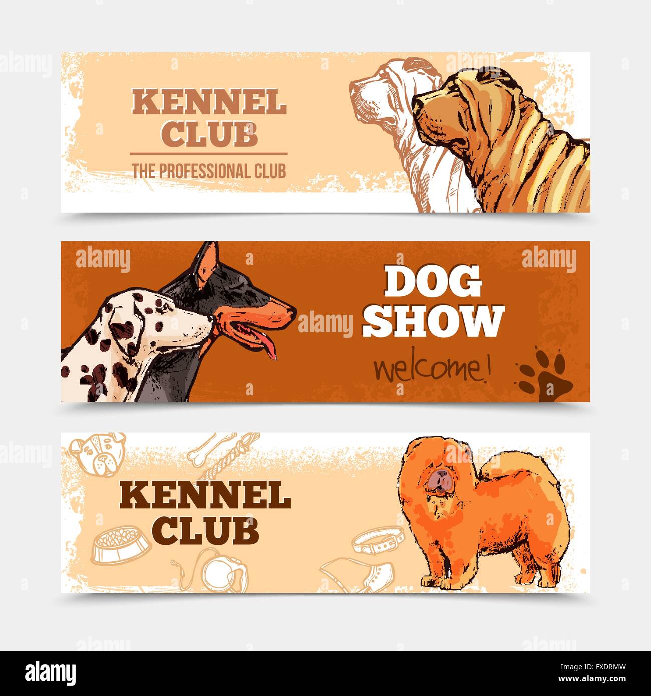 The kennel club and dogs Stock Vector Images - Alamy