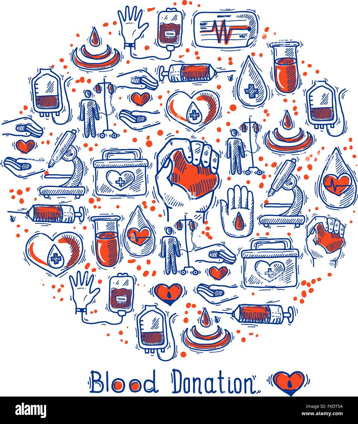 Donor Icons Circle Stock Vector Image & Art - Alamy