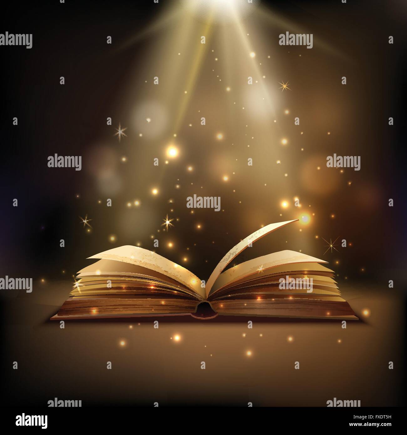 Magic Book Background Stock Vector Image & Art - Alamy