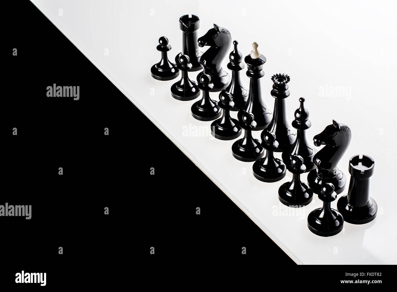 black chess figures Stock Photo - Alamy