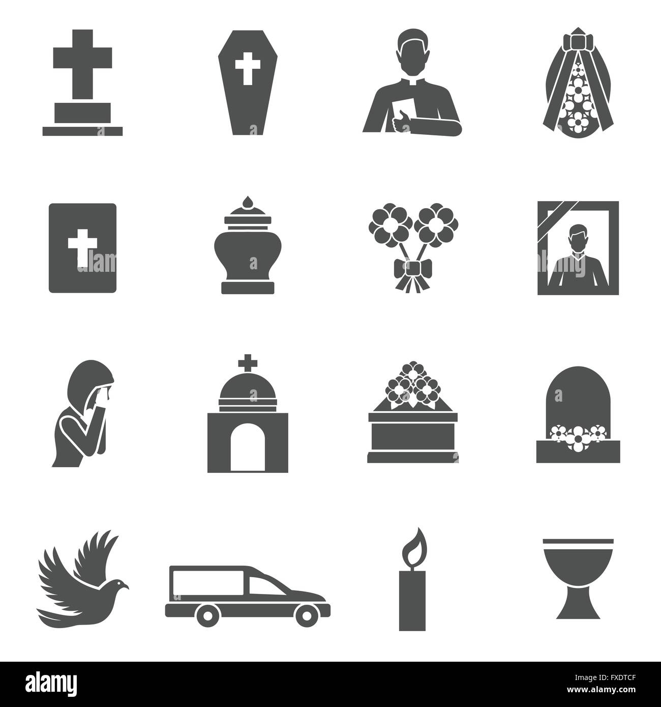 Funeral coffin disaster Stock Vector Images - Alamy