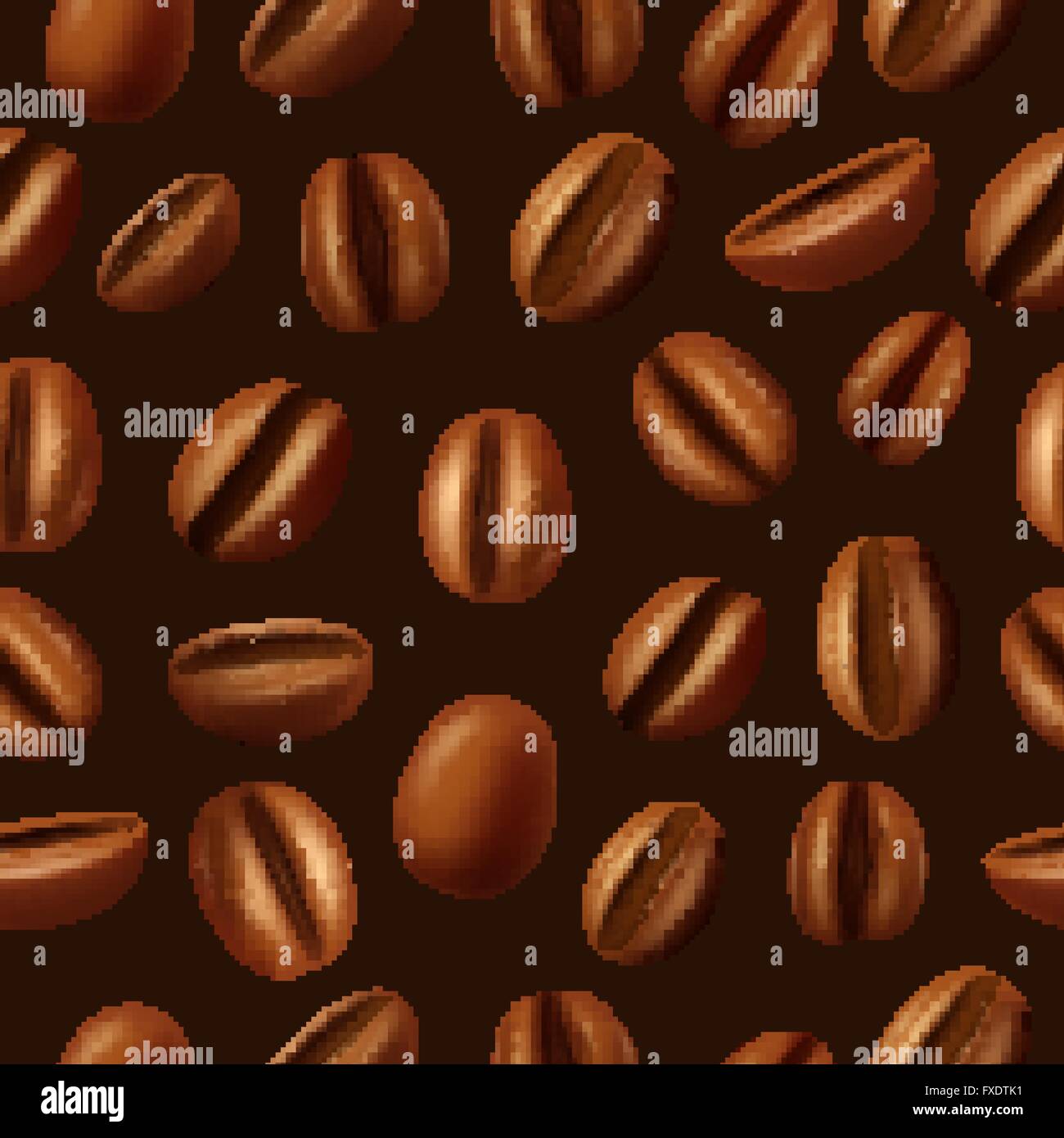 Coffee beans seamless pattern background Stock Vector Image & Art - Alamy