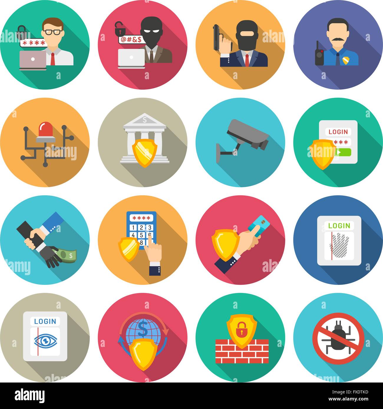 Credit card security icons Stock Vector Images - Alamy