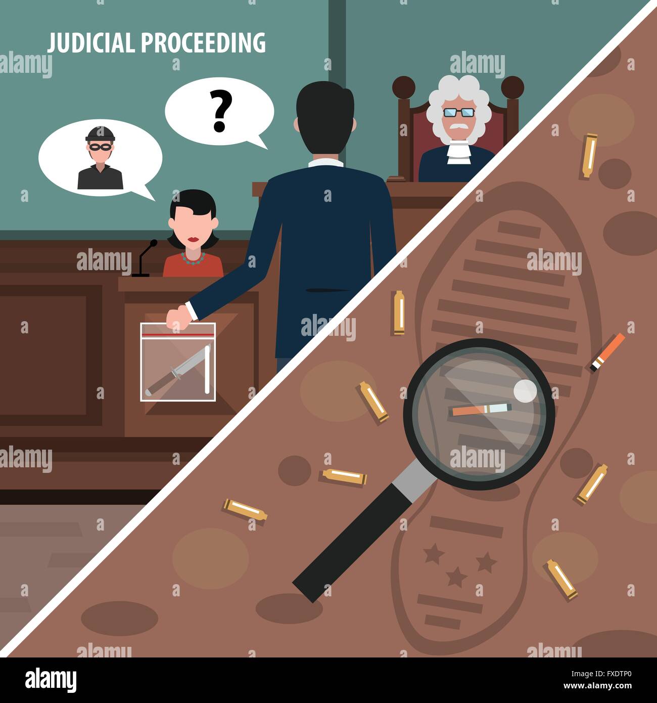 Legal services set line Stock Vector Images - Alamy