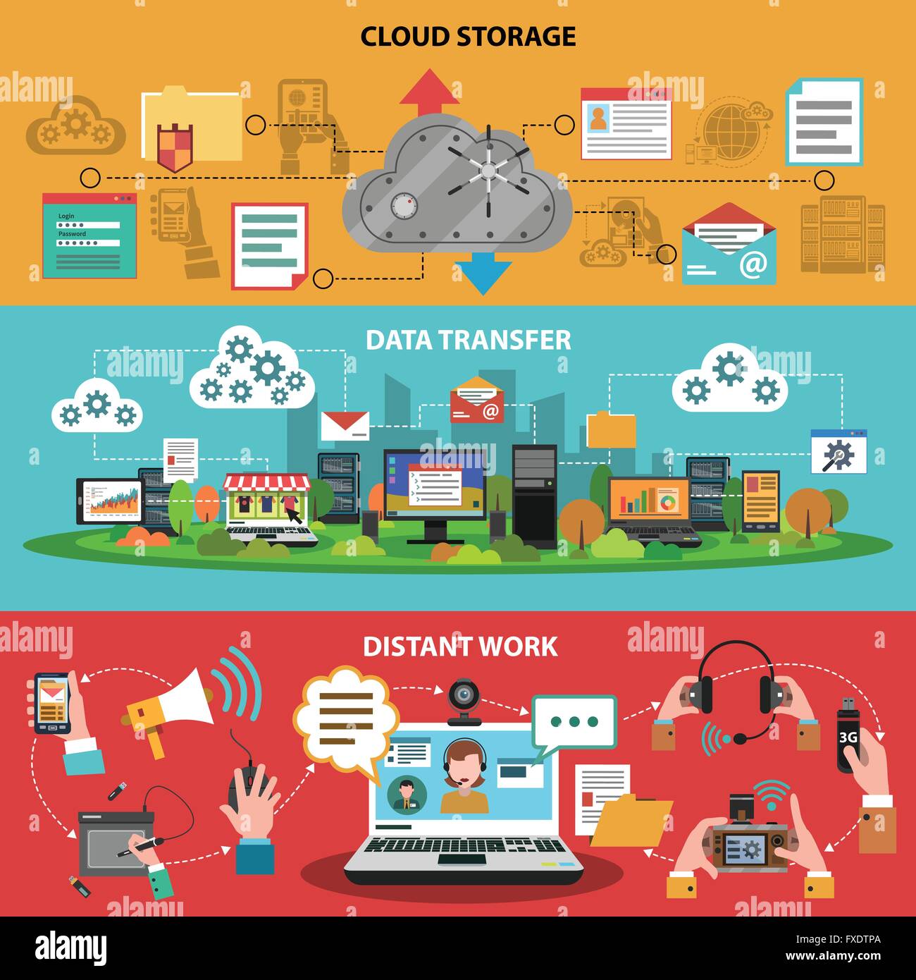 Laptop storage device Stock Vector Images - Alamy